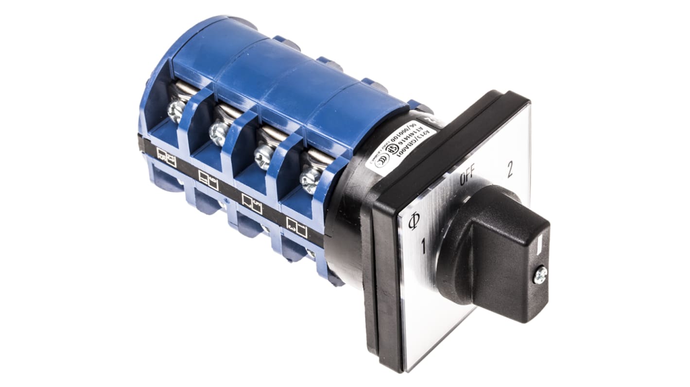 C32A213/GBA001E | Kraus & Naimer, 4P 3 Position Double Throw Cam Switch ...