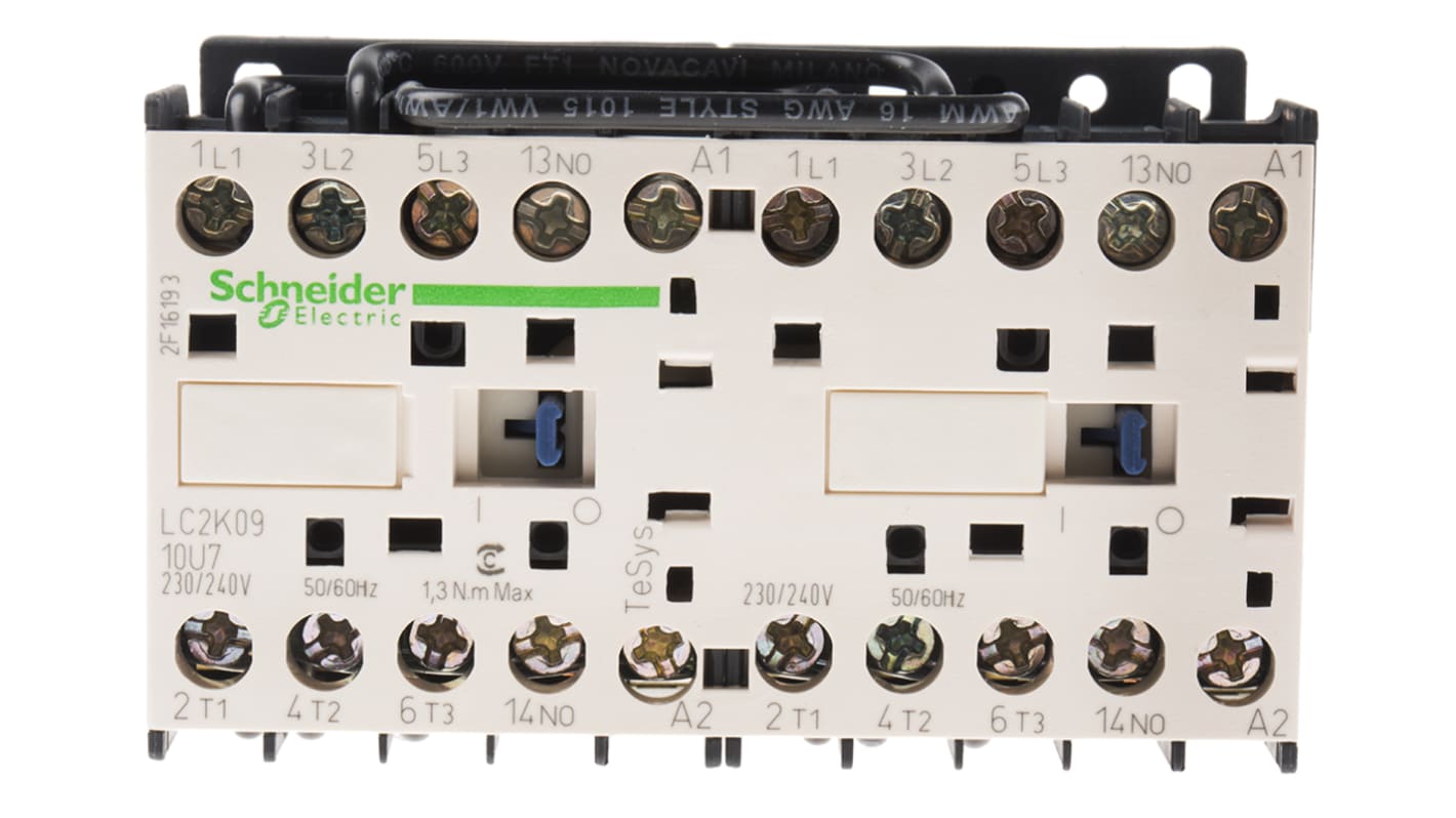 LC2K0910U7 | Schneider Electric TeSys K LC2K Reversing Contactor, 230 V ...
