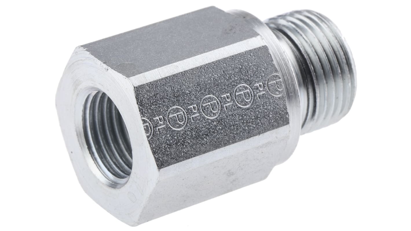 Parker Hydraulic Straight Threaded Reducer G 3/8 Male to G 1/4 Female ...