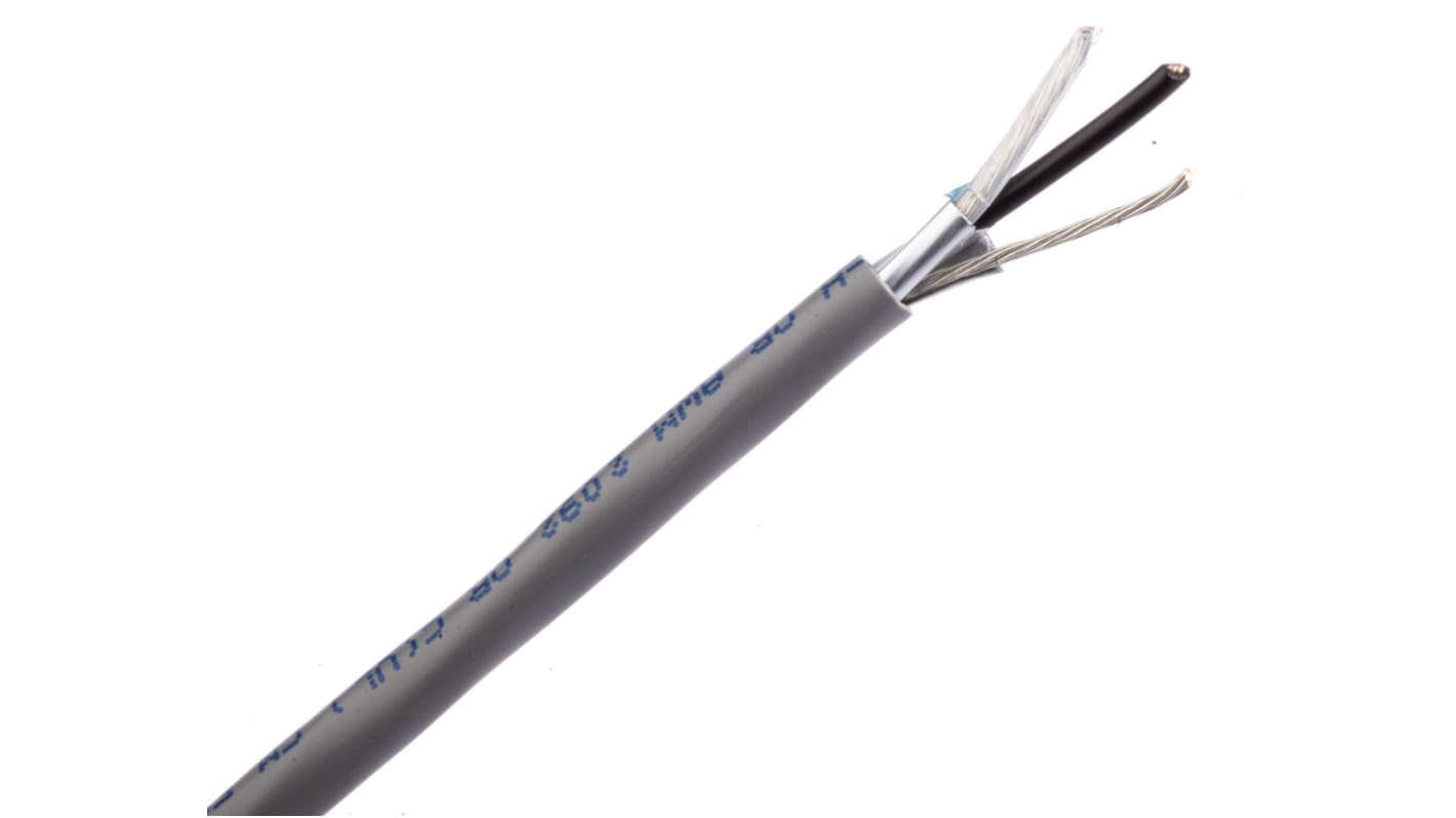 YE00423+00152 | Belden 2 Core Line level Low Voltage signal Cable, 0.5 ...