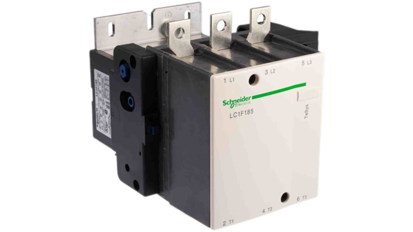 LC1F185 | Schneider Electric TeSys F LC1F Contactor, 3-Pole, 185 A, 100 ...