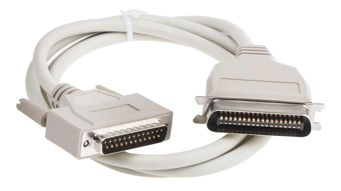 RS PRO Parallel Cable Assembly, 1.5m, Grey Sheath | RS