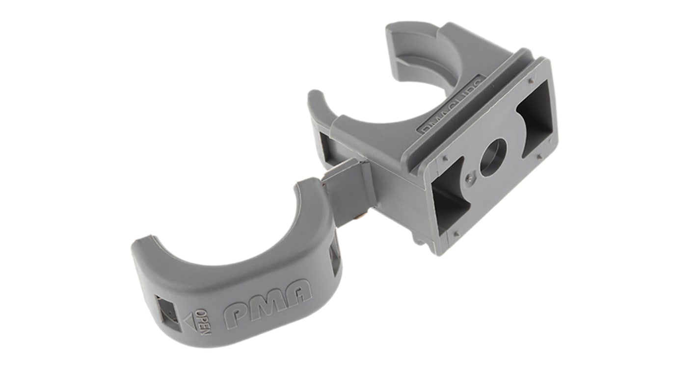 SFH-17-0 | PMA Grey Nylon Conduit Clip, 20mm Max. Bundle | RS