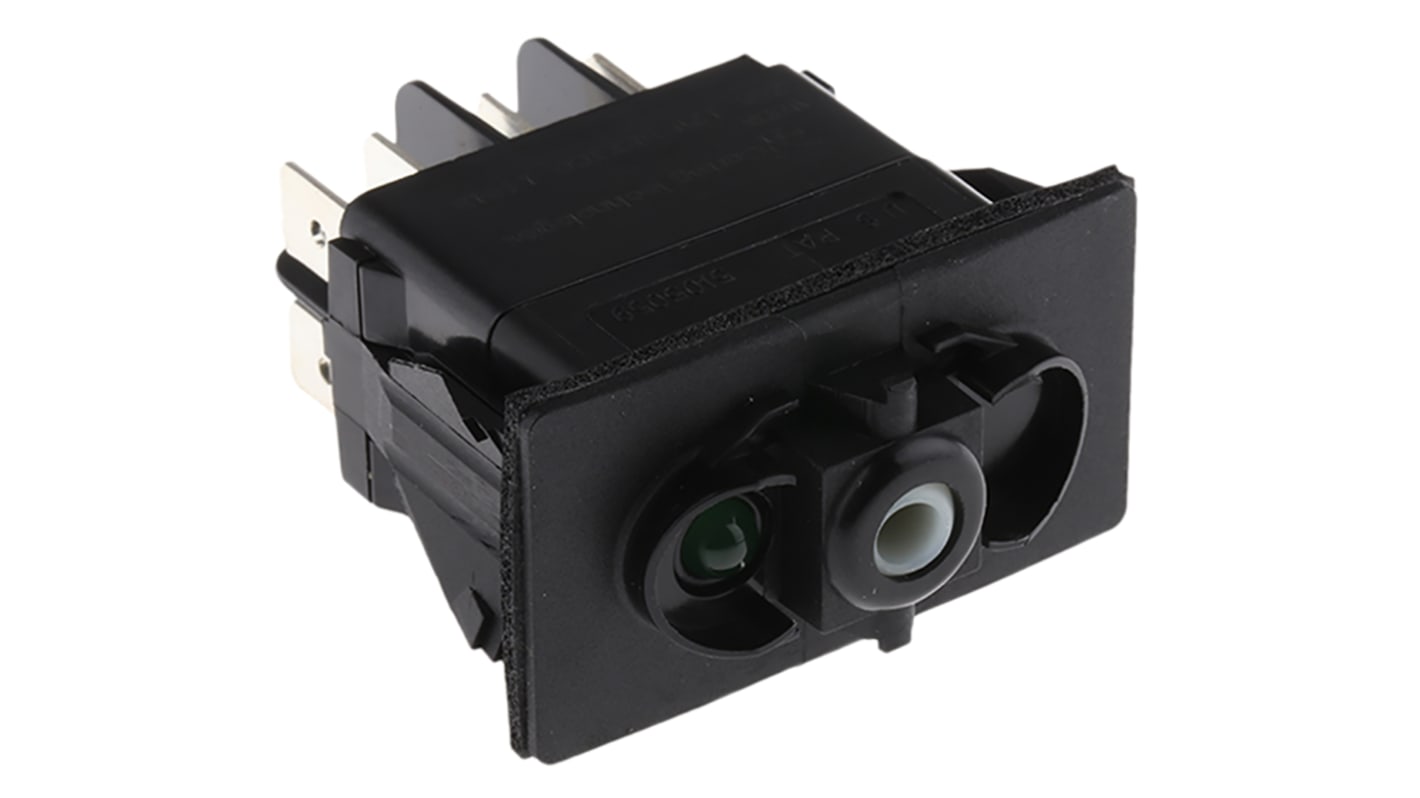 RCV-37111470 | Carlingswitch Illuminated DPDT, Latching Rocker Switch ...