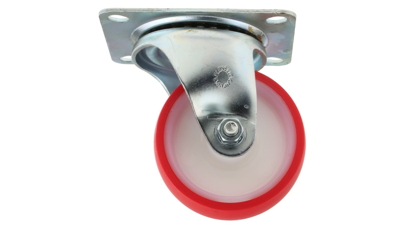 461PN | Flexello Swivel Castor Wheel, 250kg Capacity, 100mm Wheel | RS