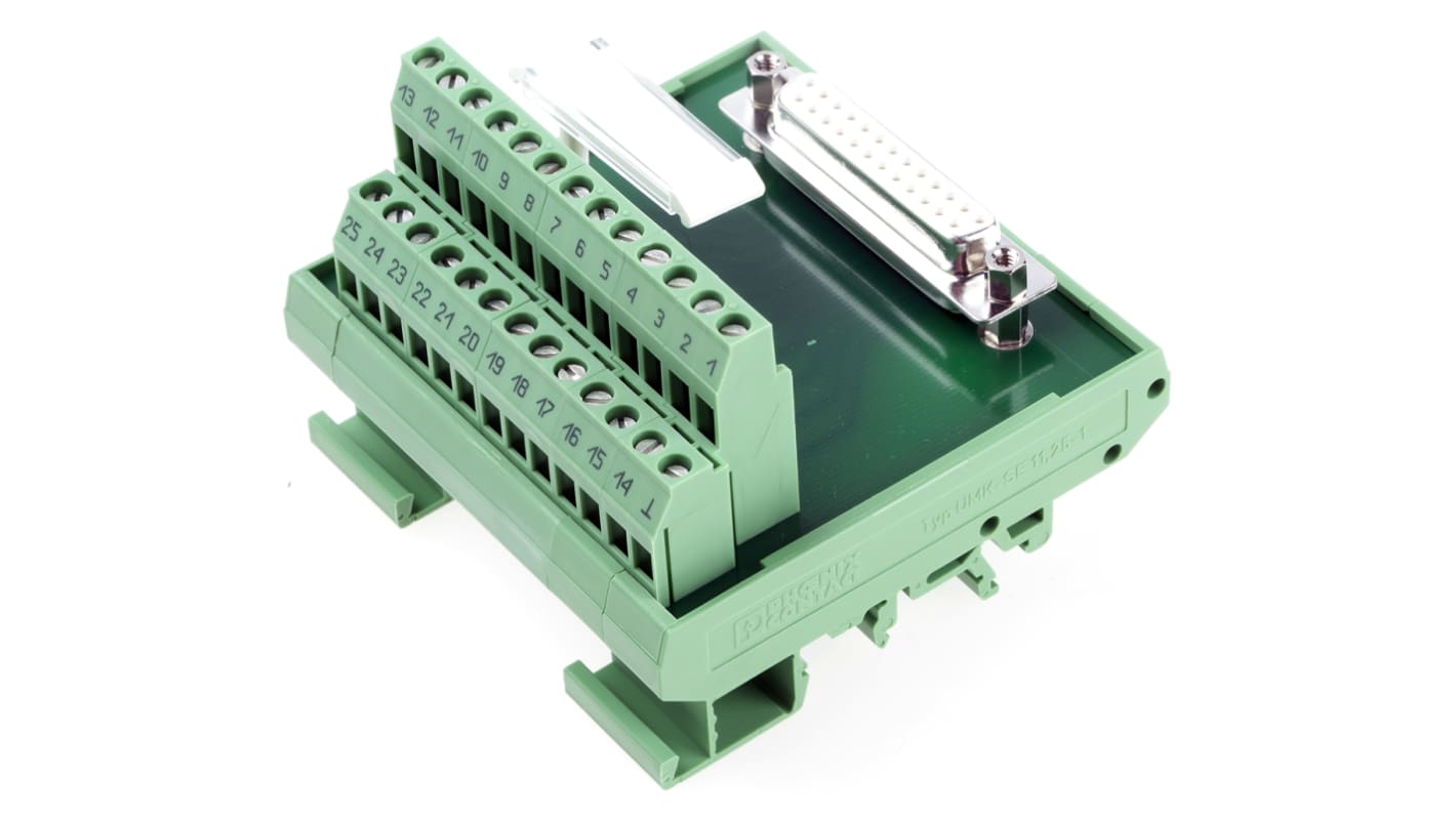 2281209 | Phoenix Contact FLKM-D25 SUB/B Series 25-Contact Female ...