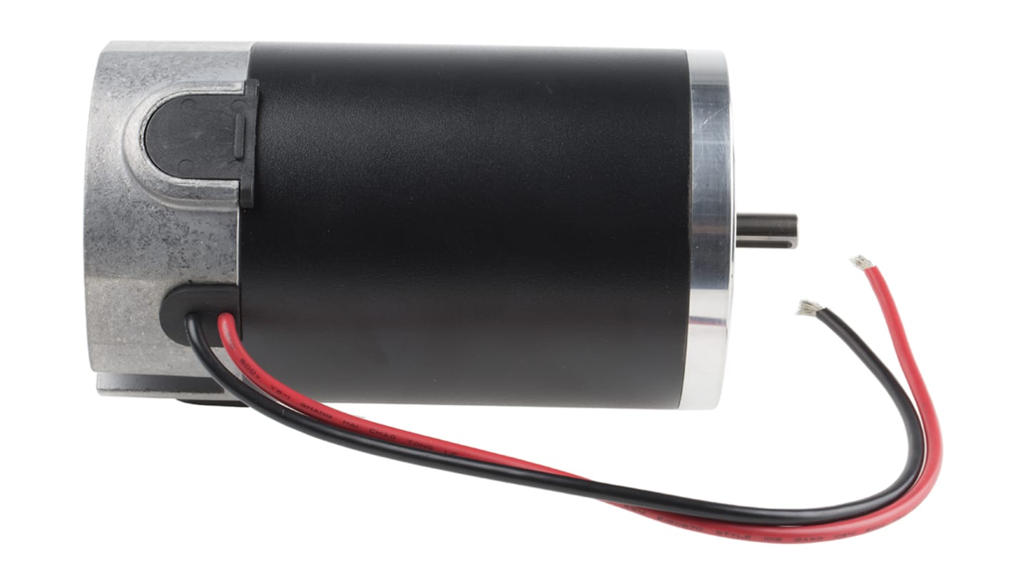 RS PRO Brushed DC Motor, 156 W, 12 V, 0.5 Nm, 3000 rpm, 7.93mm Shaft ...