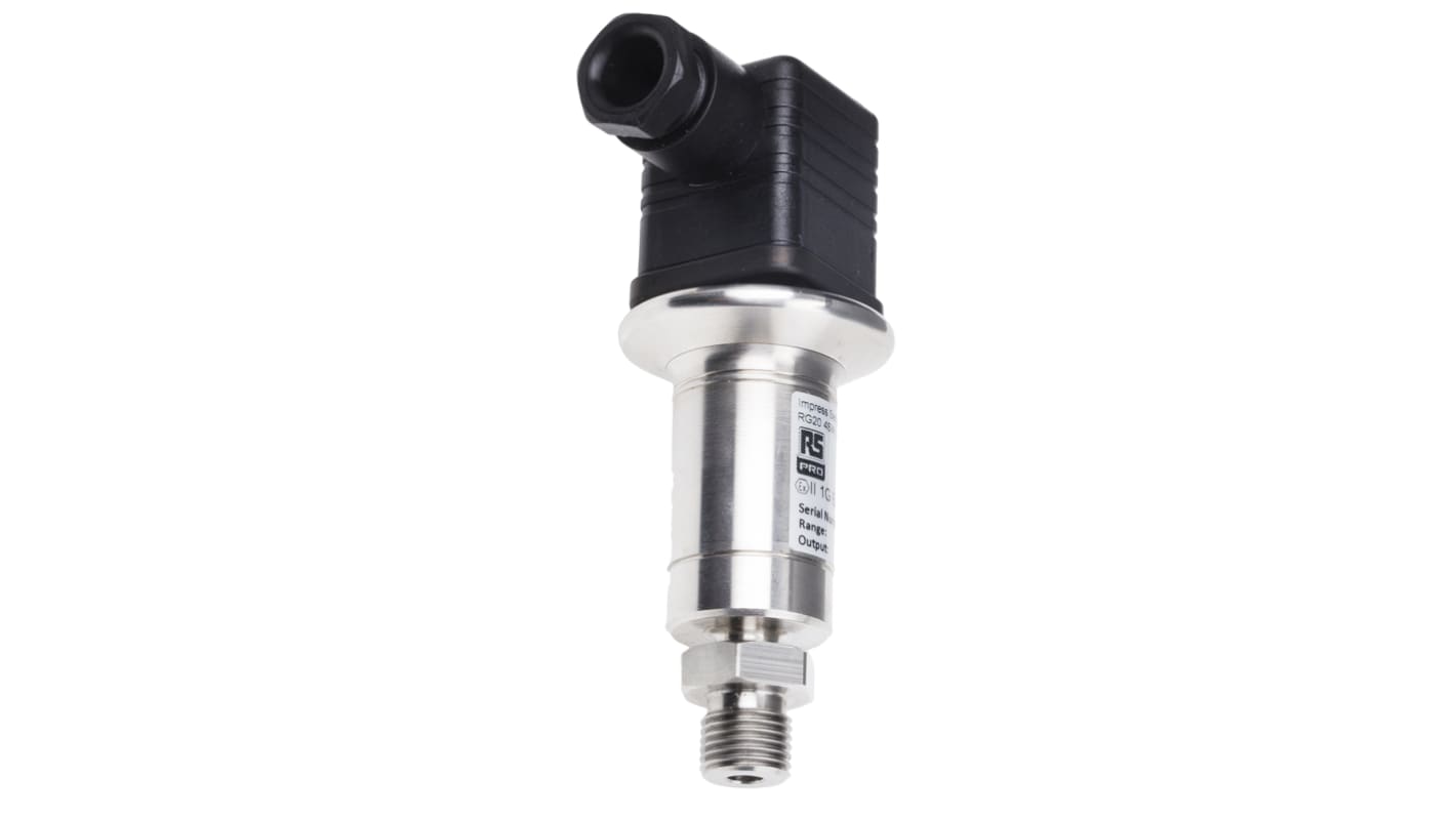 RS PRO Pressure Sensor, 0bar Min, 250bar Max, Analogue Output, Relative Reading | RS