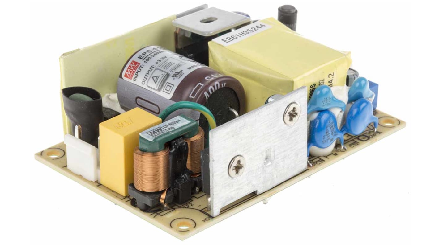 MEAN WELL Embedded Switch Mode Power Supply SMPS, EPS-65S-3.3, 3.3V dc ...