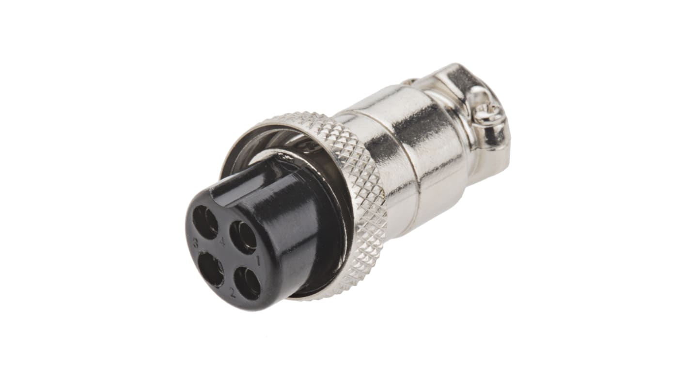 RS PRO Circular Connector, 4 Contacts, Cable Mount, Miniature Connector ...
