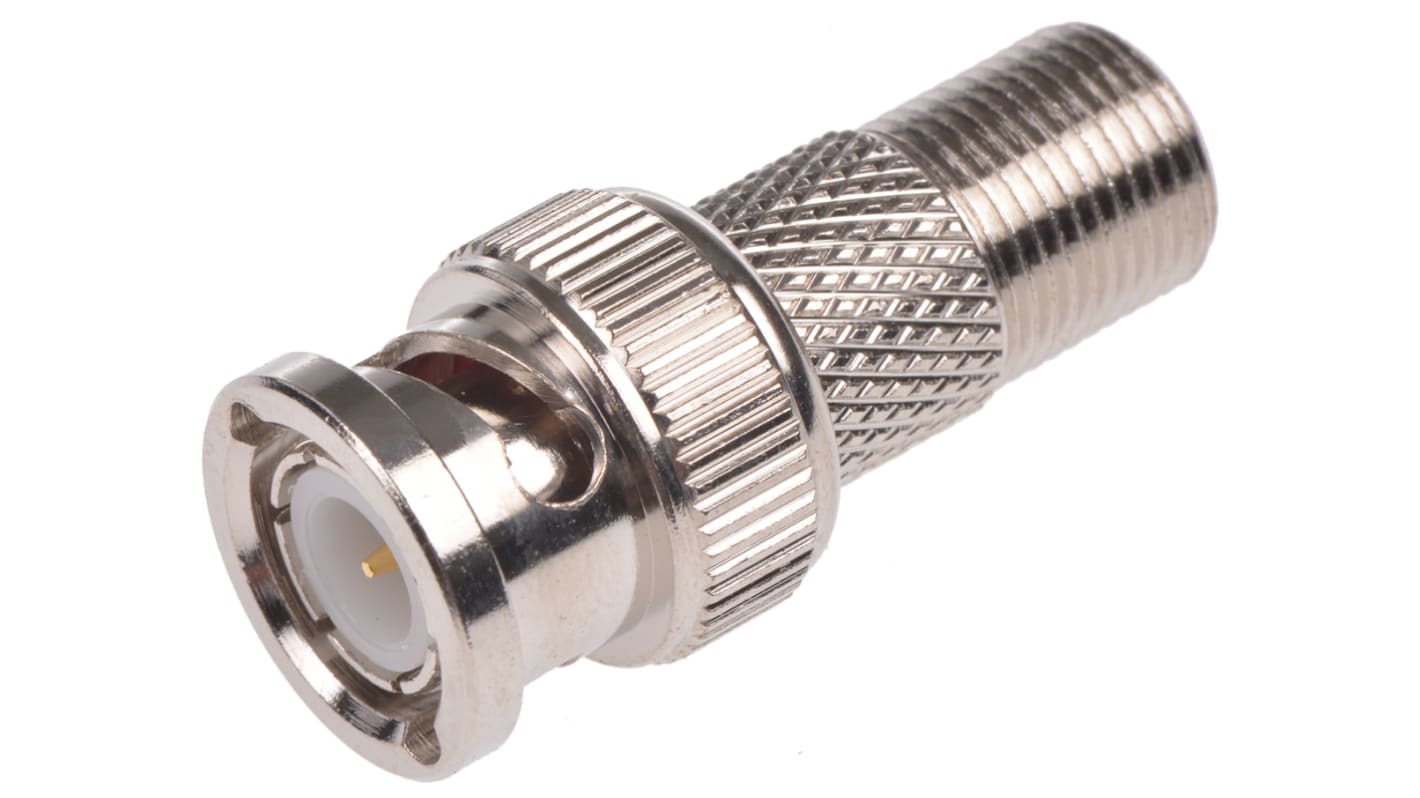 J01008A0023 | Telegartner Straight RF Adapter BNC Plug to Type F Socket ...