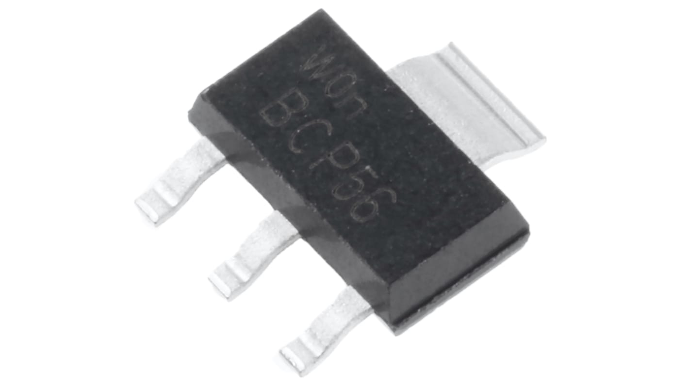 Nexperia BCP56,115 NPN Transistor, 1 A, 80 V, 4-Pin SOT-223 | RS