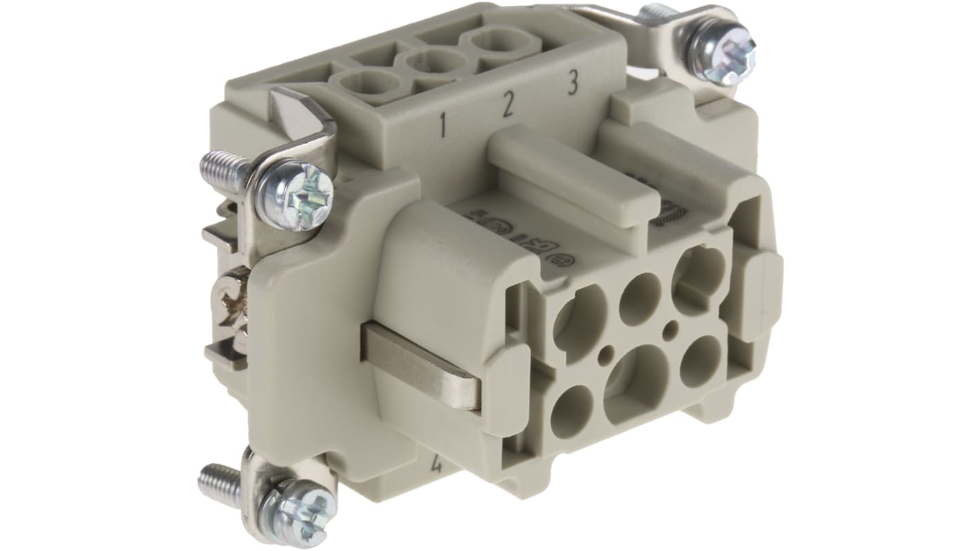 09330062701 | HARTING Heavy Duty Power Connector Insert, 16A, Female ...