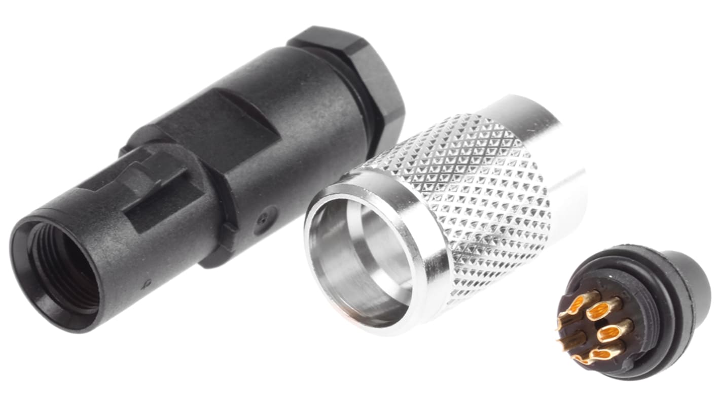 99-0422-00-07 | Binder 712 Series M9 Female Cable Mount Connector, 7 ...