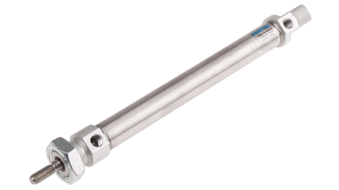 DSNU-20-150-P-A | Festo Pneumatic Cylinder - 1908288, 20mm Bore, 150mm Stroke, DSNU Series ...