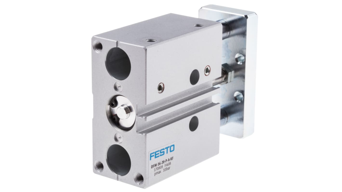 DFM-16-20-P-A-KF | Festo Pneumatic Guided Cylinder - 170908, 16mm Bore ...