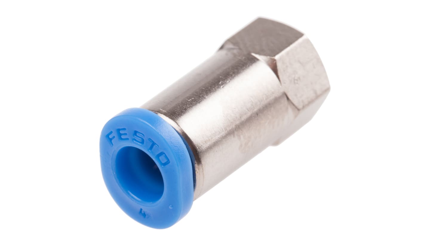 QSMF-M5-4 | Festo QS Series Straight Threaded Adaptor, M5 Female to ...