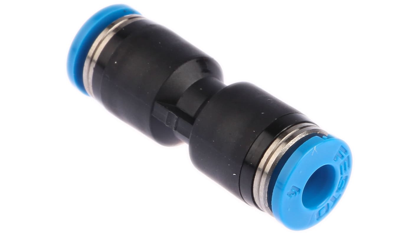 QS-4 | Festo QS Series Straight Tube-to-Tube Adaptor, Push In 4 mm to Push In 4 mm, Tube-to-Tube ...