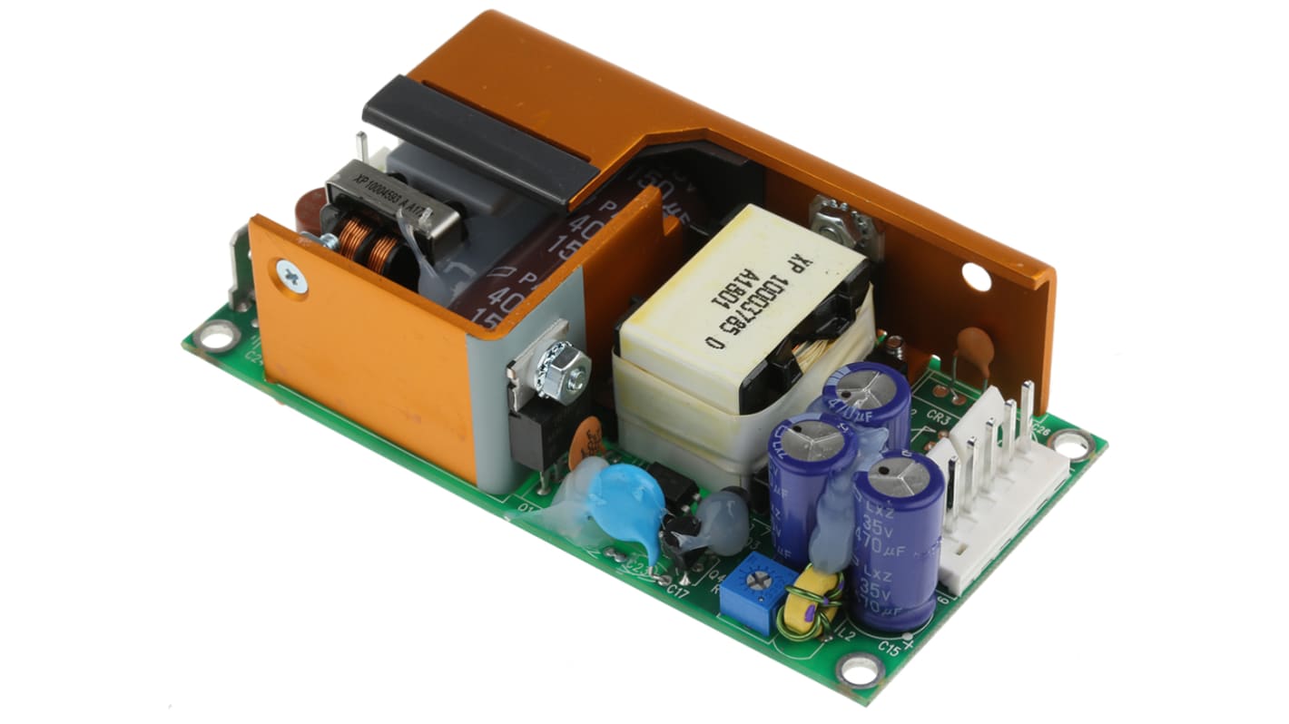 XP Power Switching Power Supply, ECM60US24, 24V dc, 2.5A, 60W, 1 Output ...