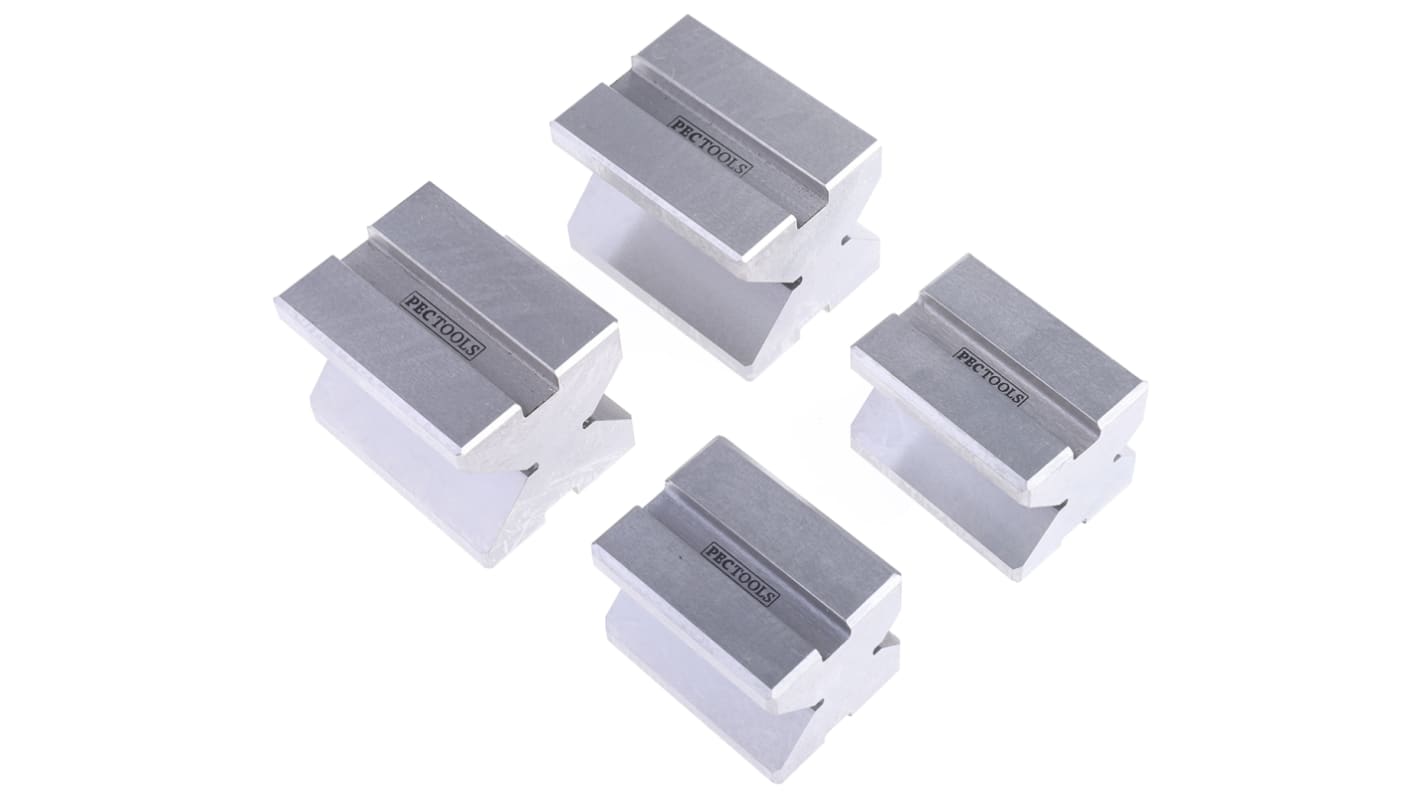 RS PRO Steel Screw Clamping V-Block, 15.8 → 25.4mm Capacity | RS