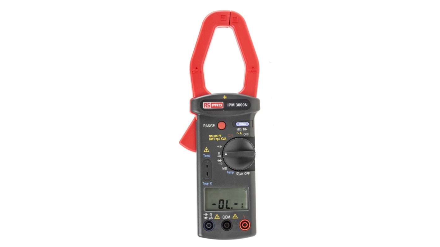 RS PRO IPM3000N Clamp Meter, Max Current 1000A ac | RS
