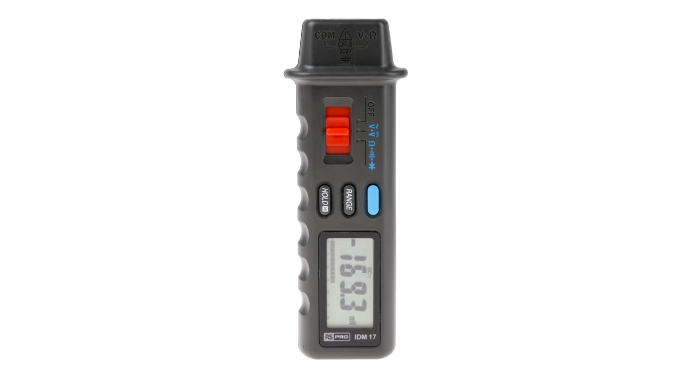 RS PRO IDM17 Handheld Digital Multimeter, 100A ac Max, 600V ac Max - RS ...