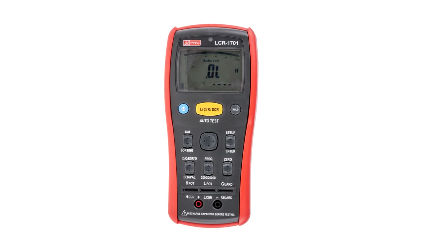 RS PRO Handheld LCR Meter 20mF, 200 MΩ, 20000H With RS Calibration | RS