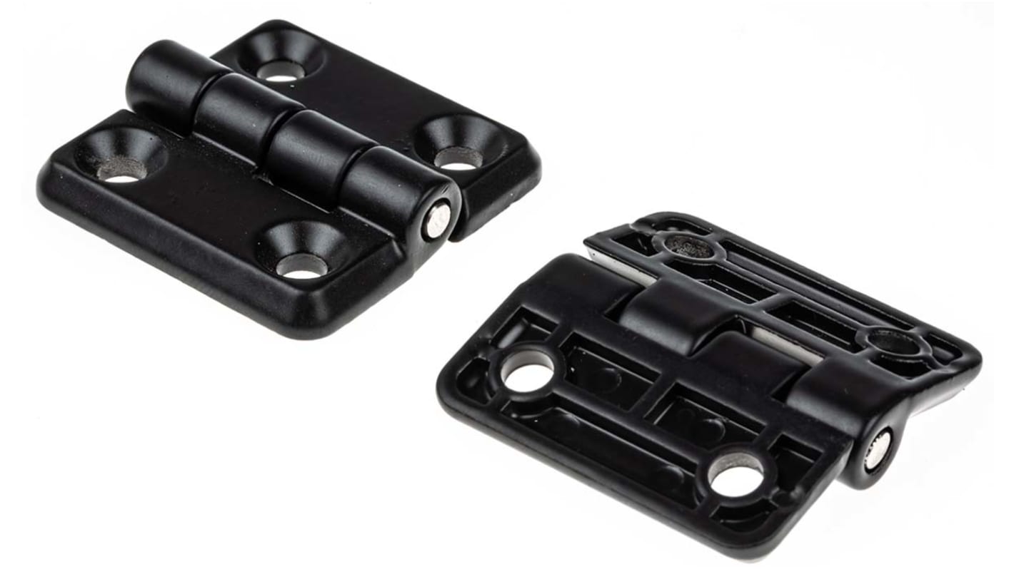 RS PRO Die Cast Zinc Butt Hinge, Screw Fixing, 40mm x 40mm x 5mm | RS