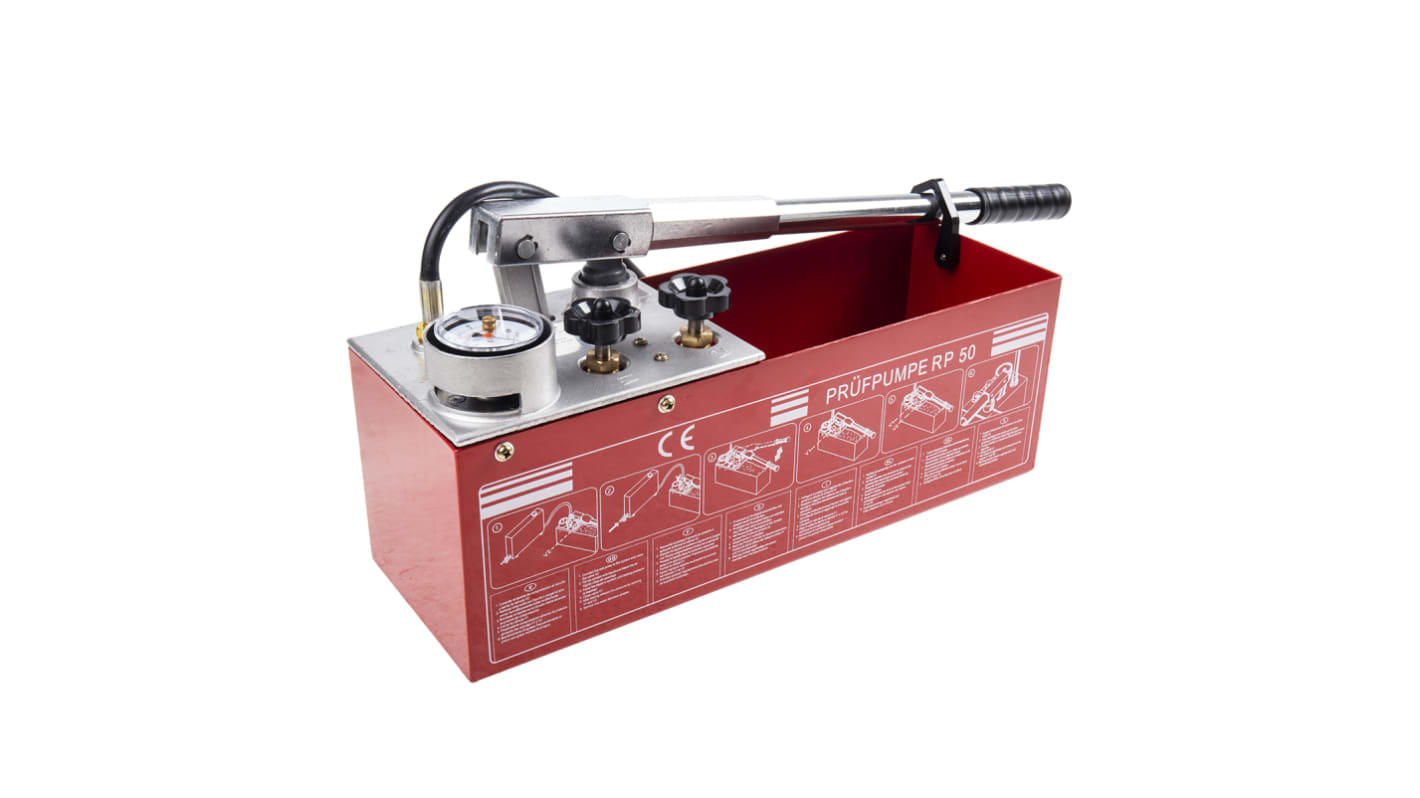 RS PRO Hand Pressure Pump 50bar | RS