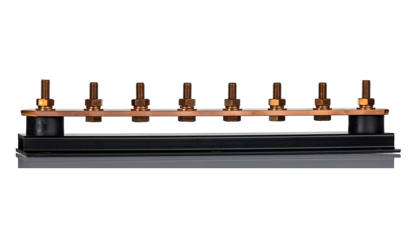 7TCA083670R0739 LK245-6 | WJ Furse Copper Earth Bar L. 400mm x W. 90mm ...