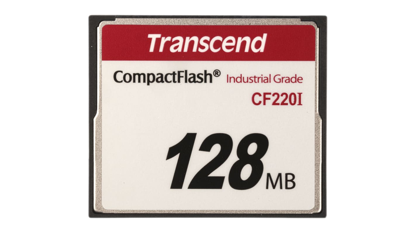 TS128MCF220I | Transcend CF220I CompactFlash Industrial 128 MB SLC ...