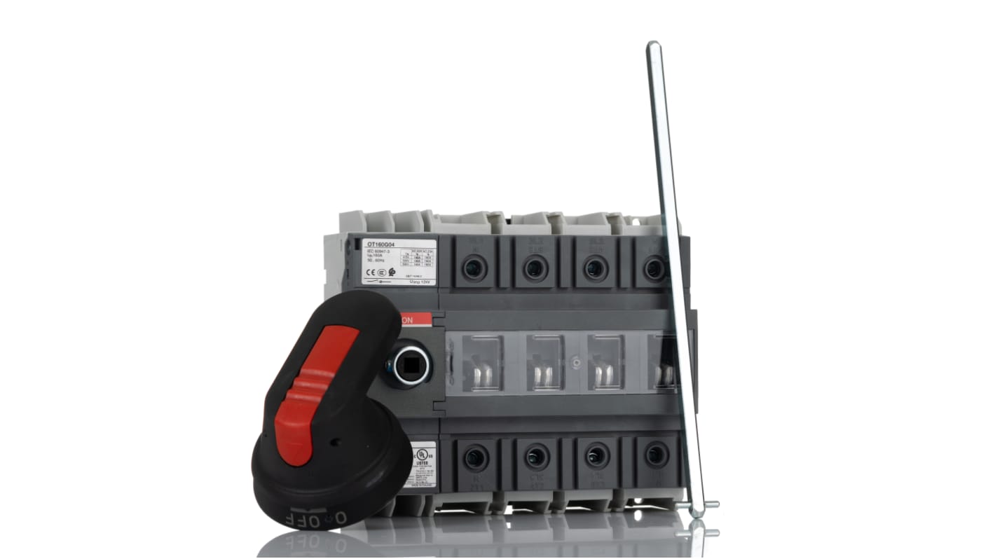 OT160G04P 1SCA135140R1001 | ABB 4P Pole Base Mounting Isolator Switch - 160A Maximum Current ...