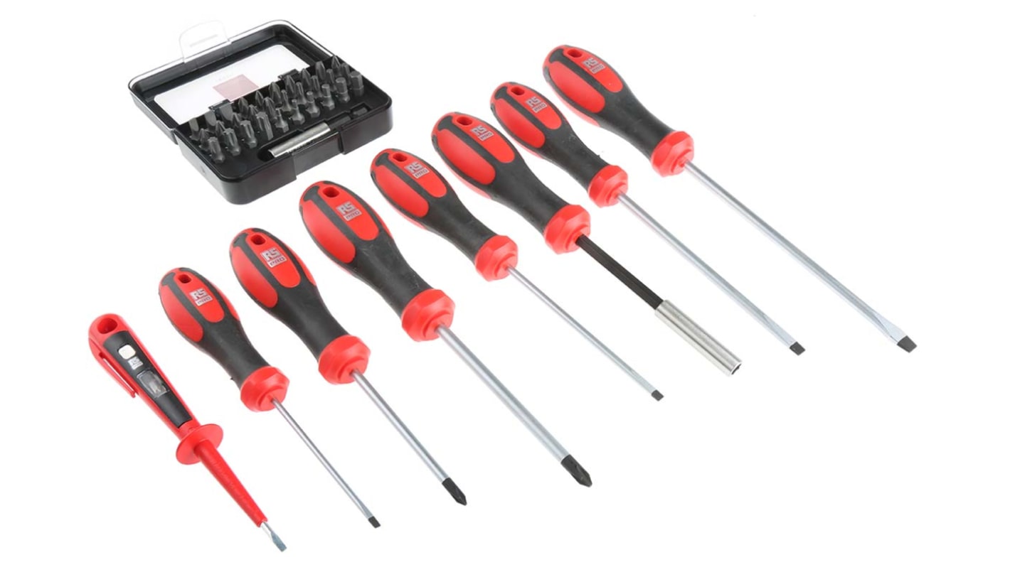 RS PRO F99-E3901 Hexagon; Phillips; Pozidriv; Slotted; Torx Bit Holder ...