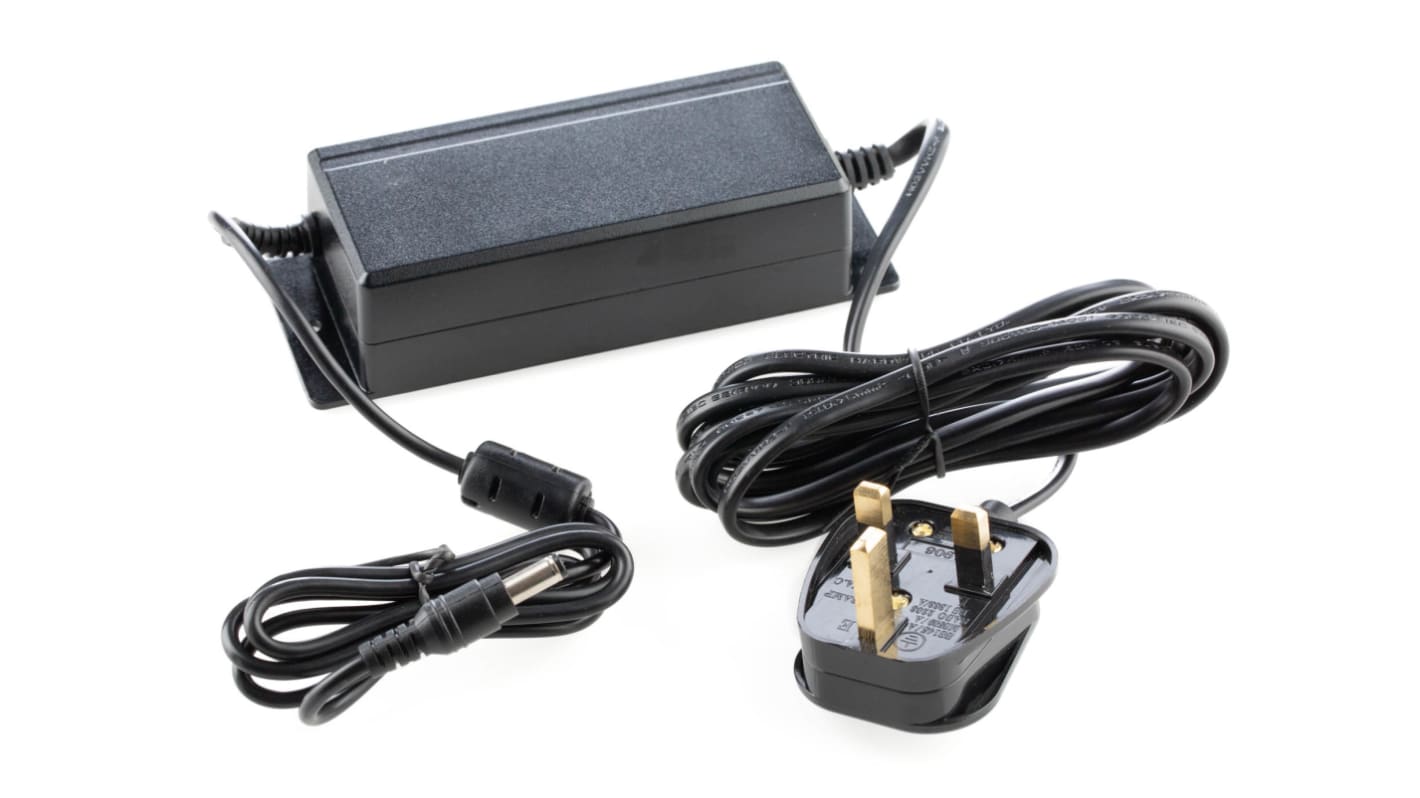 RS PRO 42W Plug-In AC/DC Adapter 12V dc Output, 0 → 3.5A Output | RS