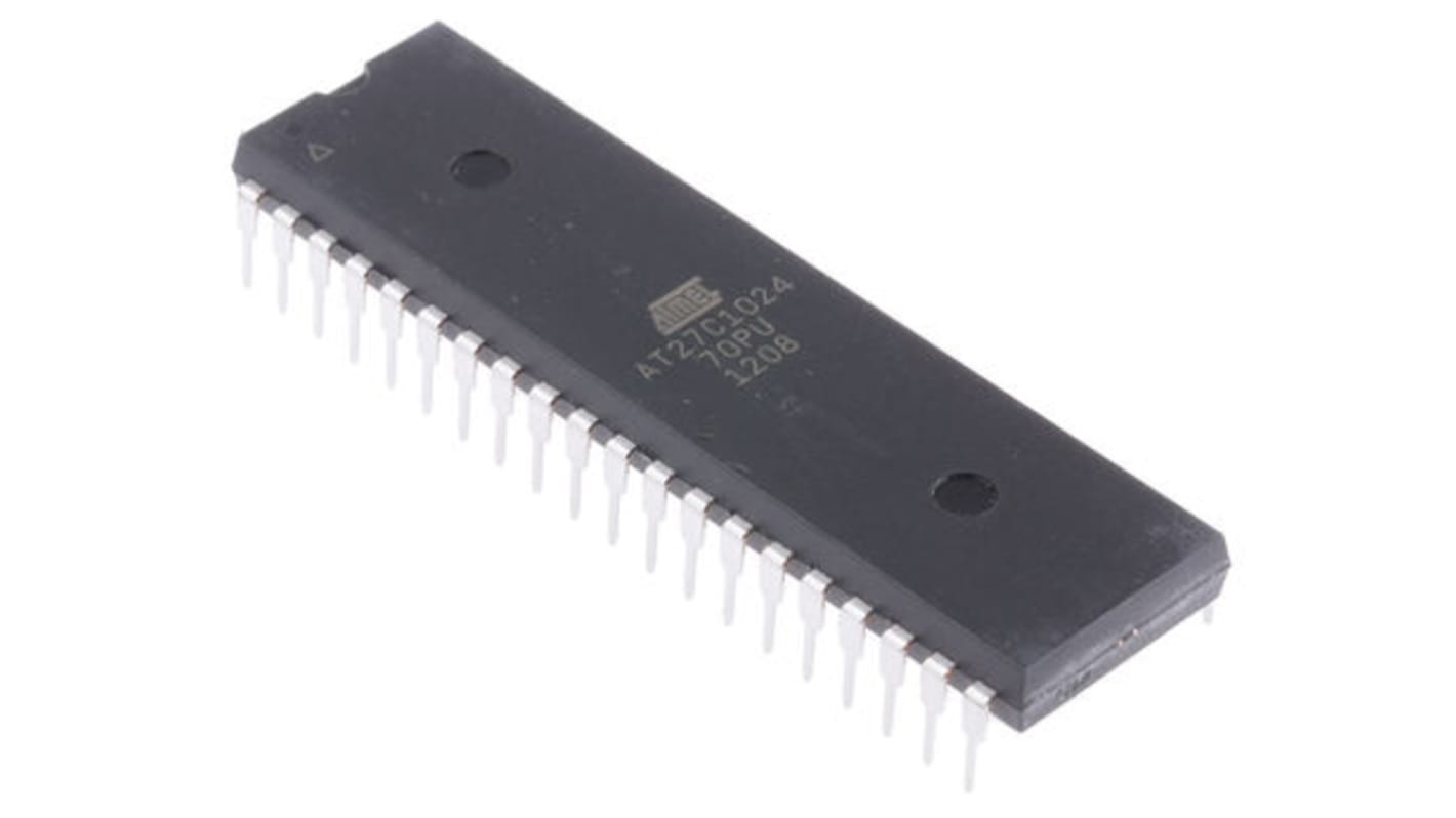 Microchip 1Mbit EPROM 40-Pin PDIP, AT27C1024-70PU | RS