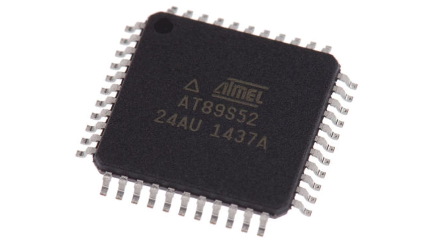 Microchip AT89S52-24AU, 8bit 8051 Microcontroller, AT89, 24MHz, 8 kB Flash, 44-Pin TQFP | RS