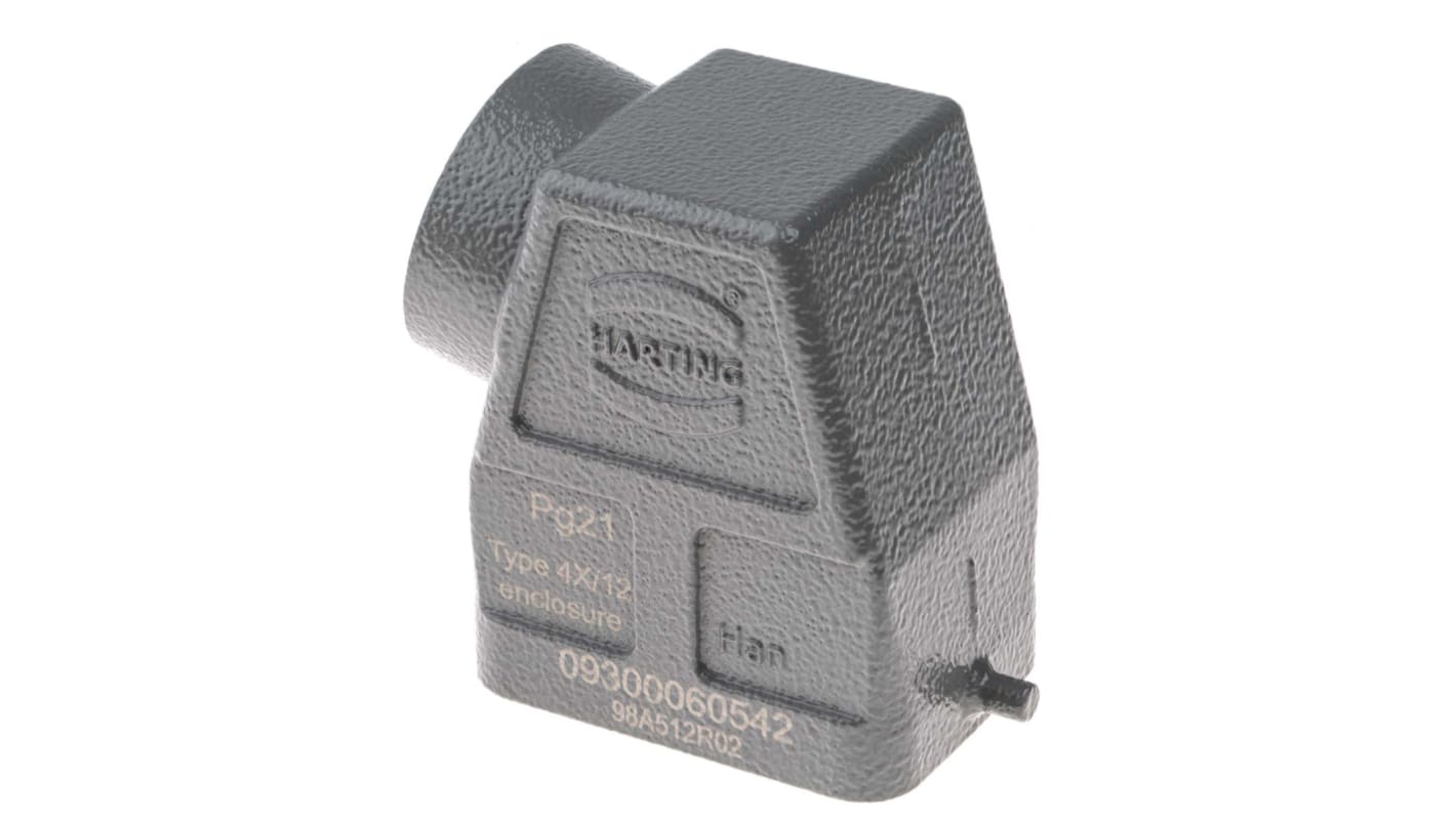 09300060542 | HARTING Han B Heavy Duty Power Connector Hood | RS
