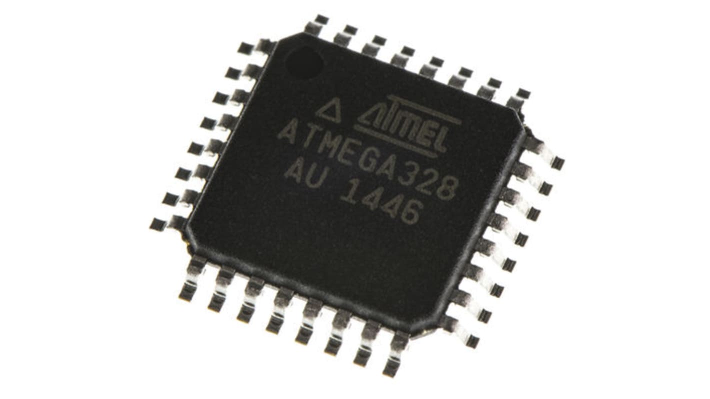 Microchip ATMEGA328-AU, 8bit AVR Microcontroller, ATmega, 20MHz, 32 kB ...