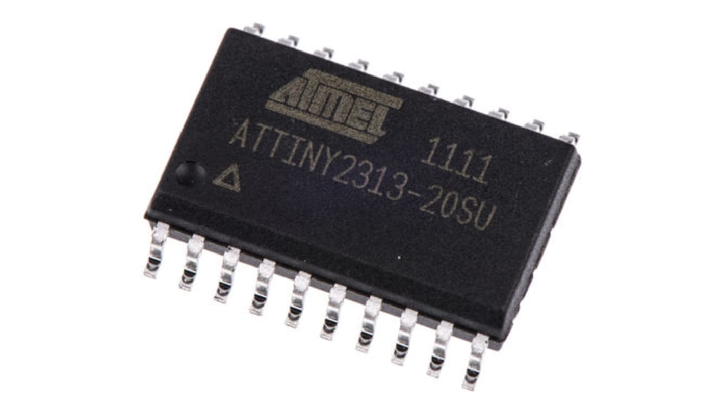 Microchip ATTINY2313-20SU, 8bit AVR Microcontroller, ATtiny2313, 20MHz, 2 kB Flash, 20-Pin SOIC | RS
