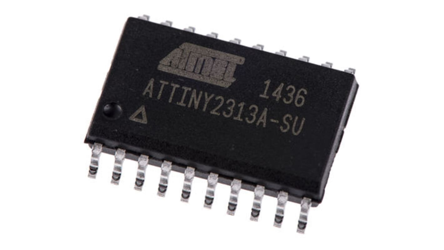 Microchip ATTINY2313A-SU, 8bit AVR Microcontroller, ATtiny2313, 20MHz, 2 kB Flash, 20-Pin SOIC | RS