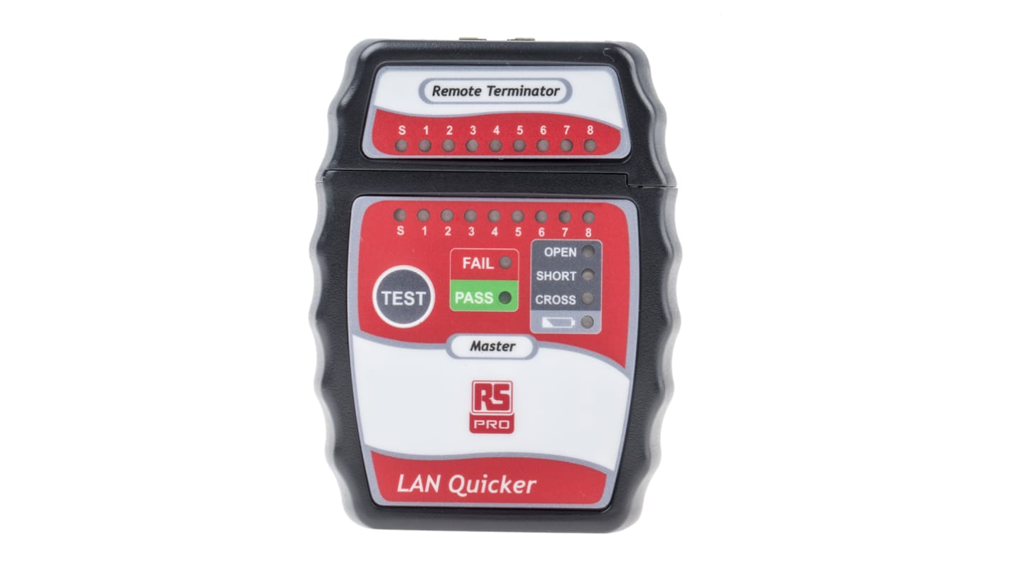 RS PRO Cable Tester RJ45, STP, UTP | RS