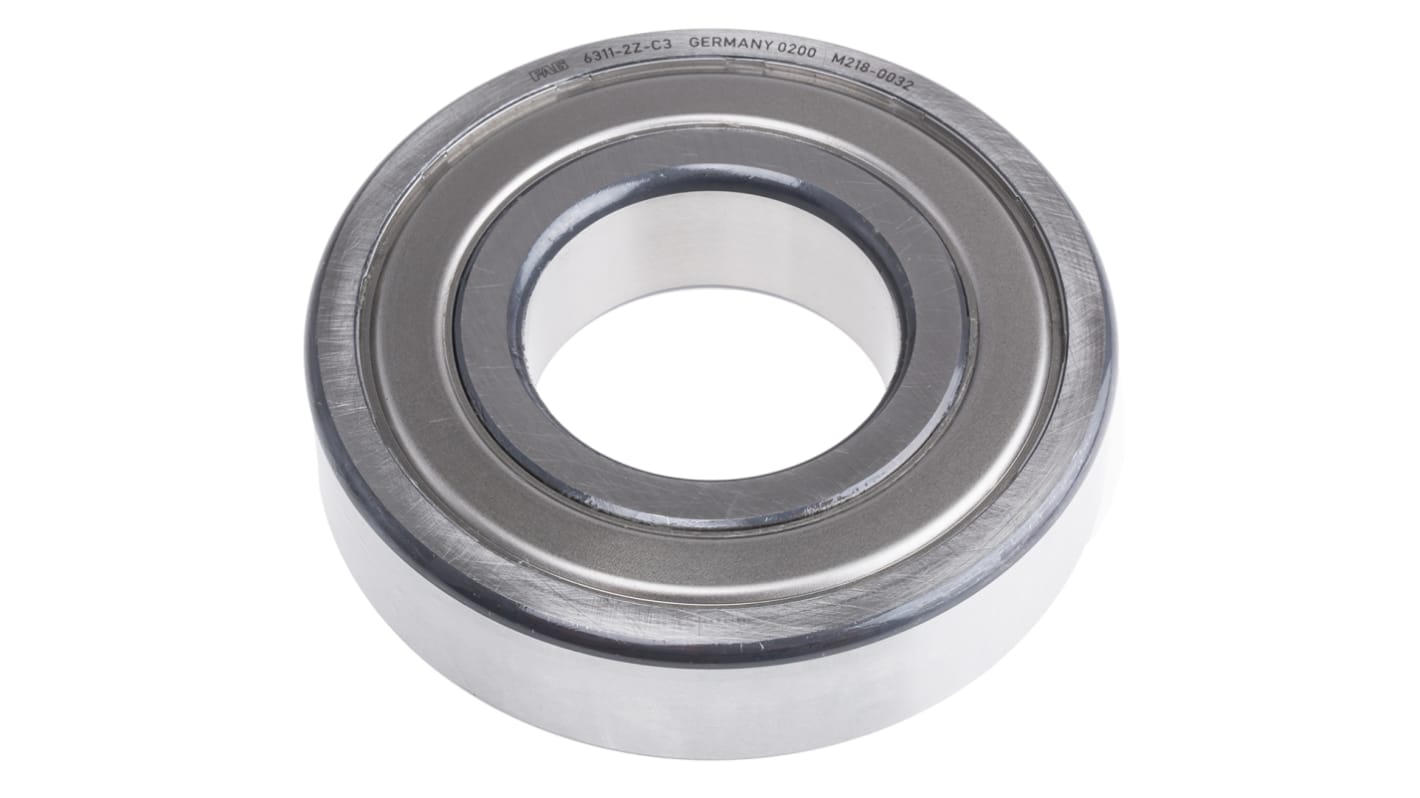 FAG 6311-C-2Z-C3 Single Row Deep Groove Ball Bearing- Both Sides ...