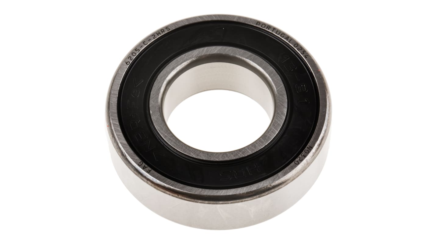 FAG 6205-C-2HRS Single Row Deep Groove Ball Bearing- Both Sides Sealed ...