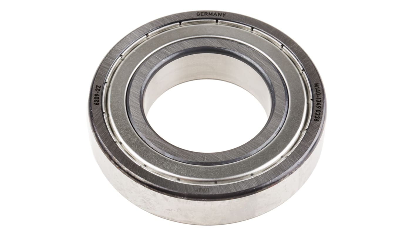 FAG 6209-C-2Z Single Row Deep Groove Ball Bearing- Both Sides Shielded ...