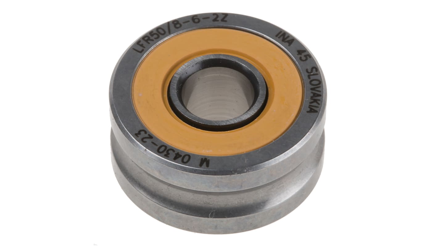 Yoke Cam Follower LFR50/8-6-2Z, 8mm ID, 24mm OD | RS