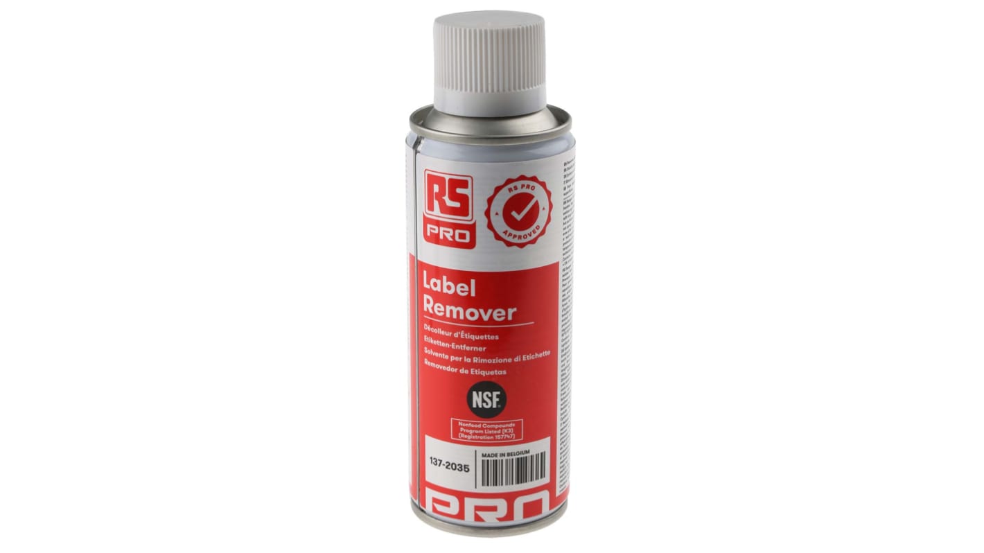 200 ml Aerosol Label Removers, Removes Labels | RS