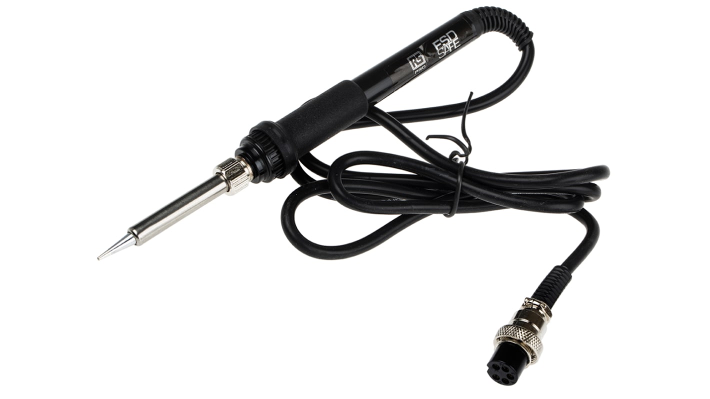 RS PRO Electric Soldering Iron, 24V, 60W, for use with 256B Soldering ...