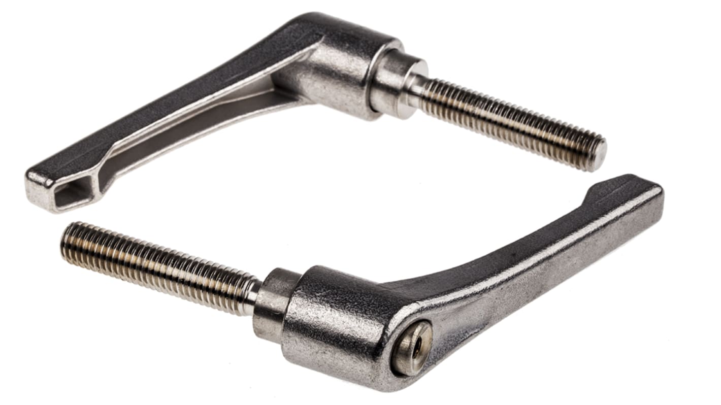 RS PRO Stainless Steel Clamping Lever, M10 x 50mm | RS
