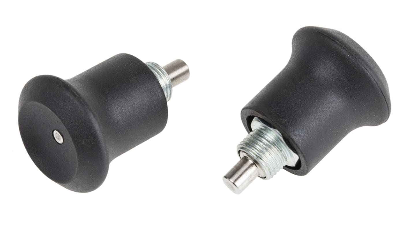 RS PRO 30mm Matt, Zinc Plated Stainless Steel (Spring, Body, Pin ...