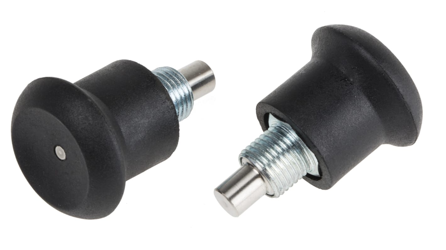 RS PRO 35mm Matt, Zinc Plated Stainless Steel (Spring, Body, Pin ...